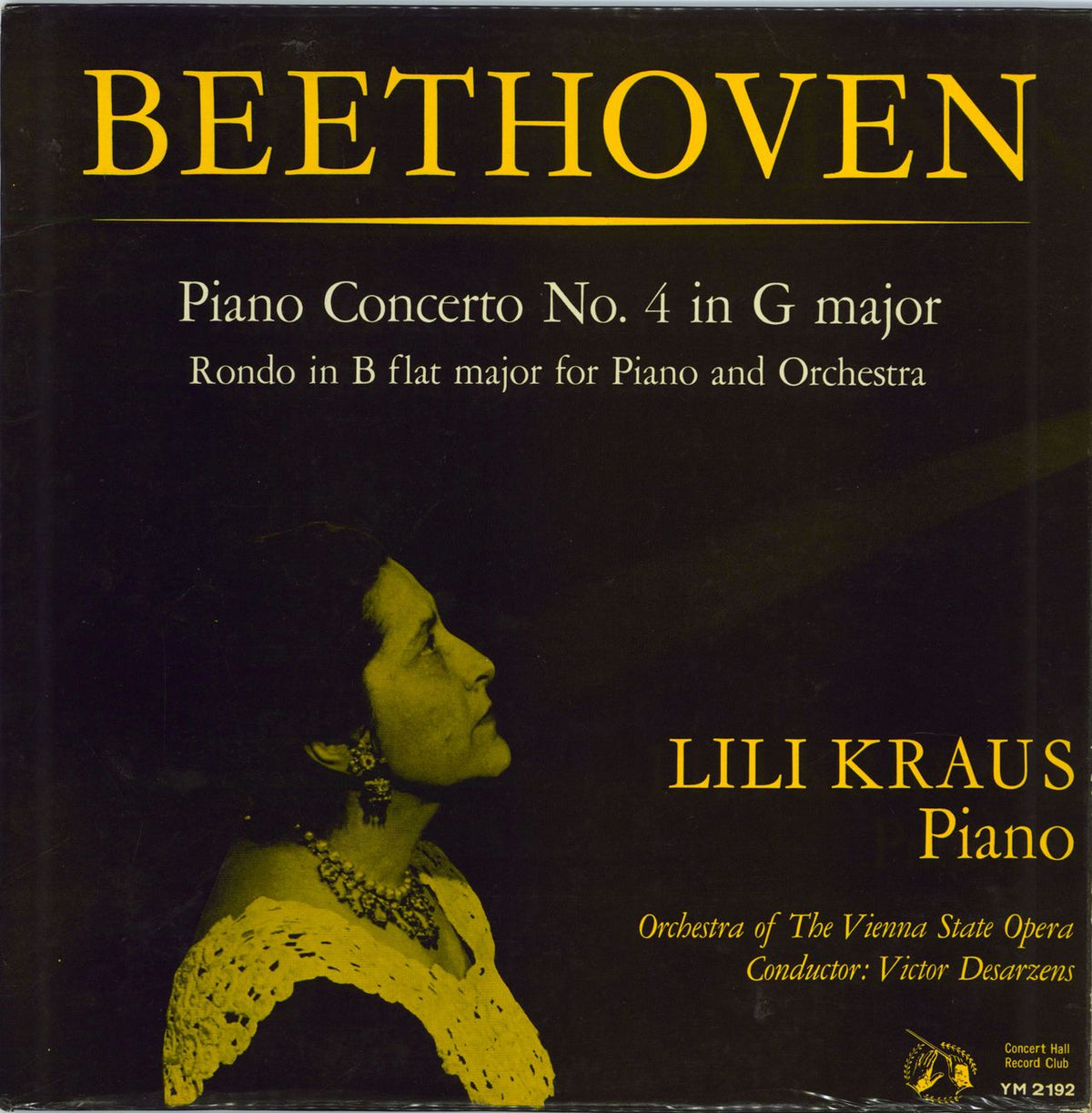 Lili Kraus Beethoven: Piano Concerto No.4 in G major & Rondo in B-flat — RareVinyl.com