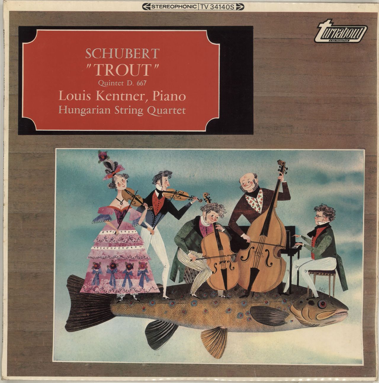 Louis Kentner Schubert: Trout Quintet D. 667 UK Vinyl LP — RareVinyl.com