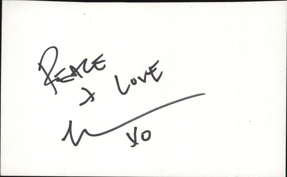 Mark Ronson Autograph UK Memorabilia — RareVinyl.com