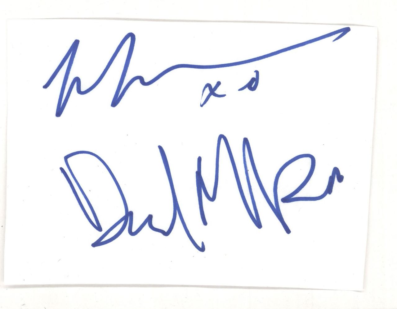 Mark Ronson Set of Autographs UK Memorabilia — RareVinyl.com