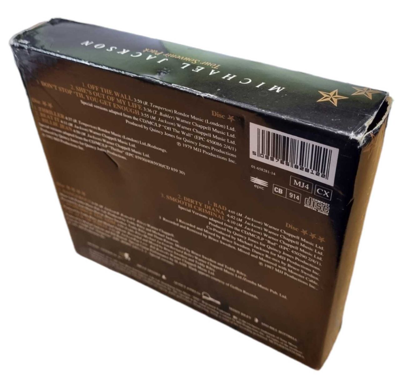 Michael Jackson Tour Souvenir Box UK Cd single boxset — RareVinyl.com