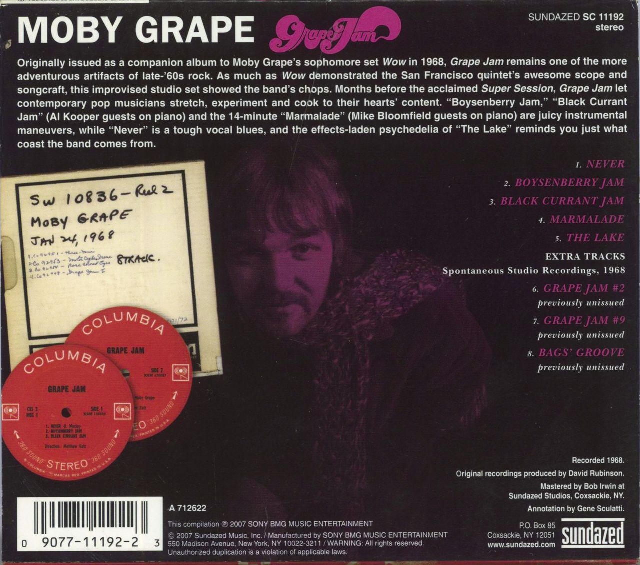 Moby Grape Grape Jam: Remastered + Slipcase US CD album — RareVinyl.com