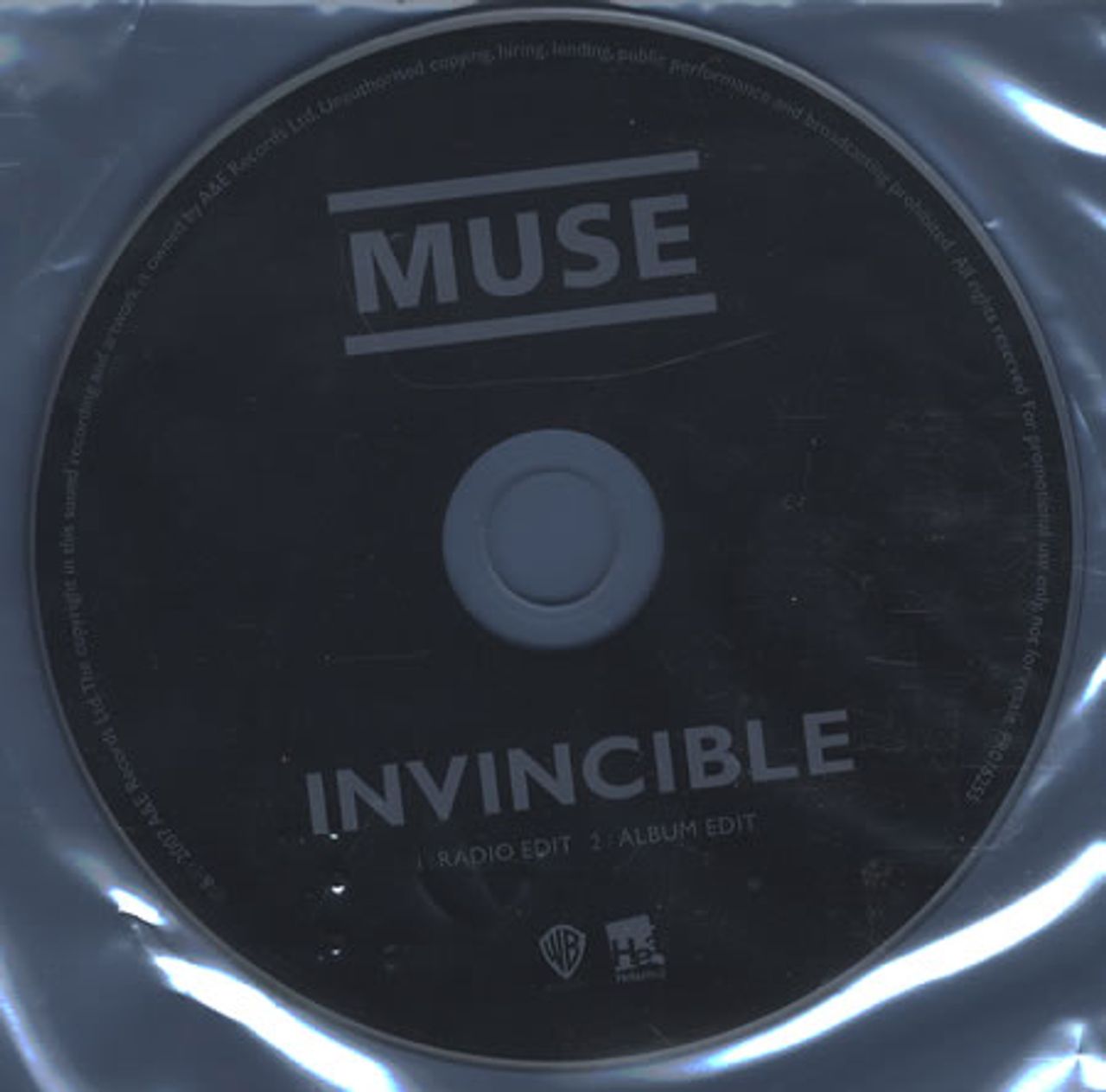 Muse Invincible UK Promo CD single — RareVinyl.com