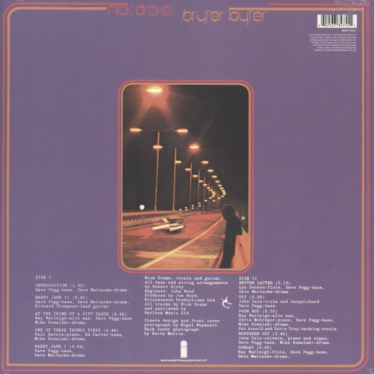 Nick Drake Bryter Layter - Remastered - Sealed UK Vinyl LP — RareVinyl.com