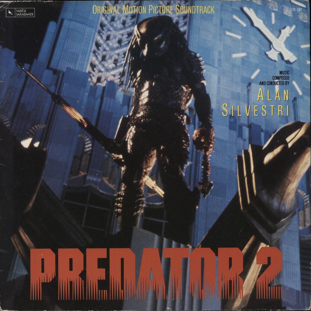 Original Soundtrack Predator 2 - VG German Vinyl LP — RareVinyl.com