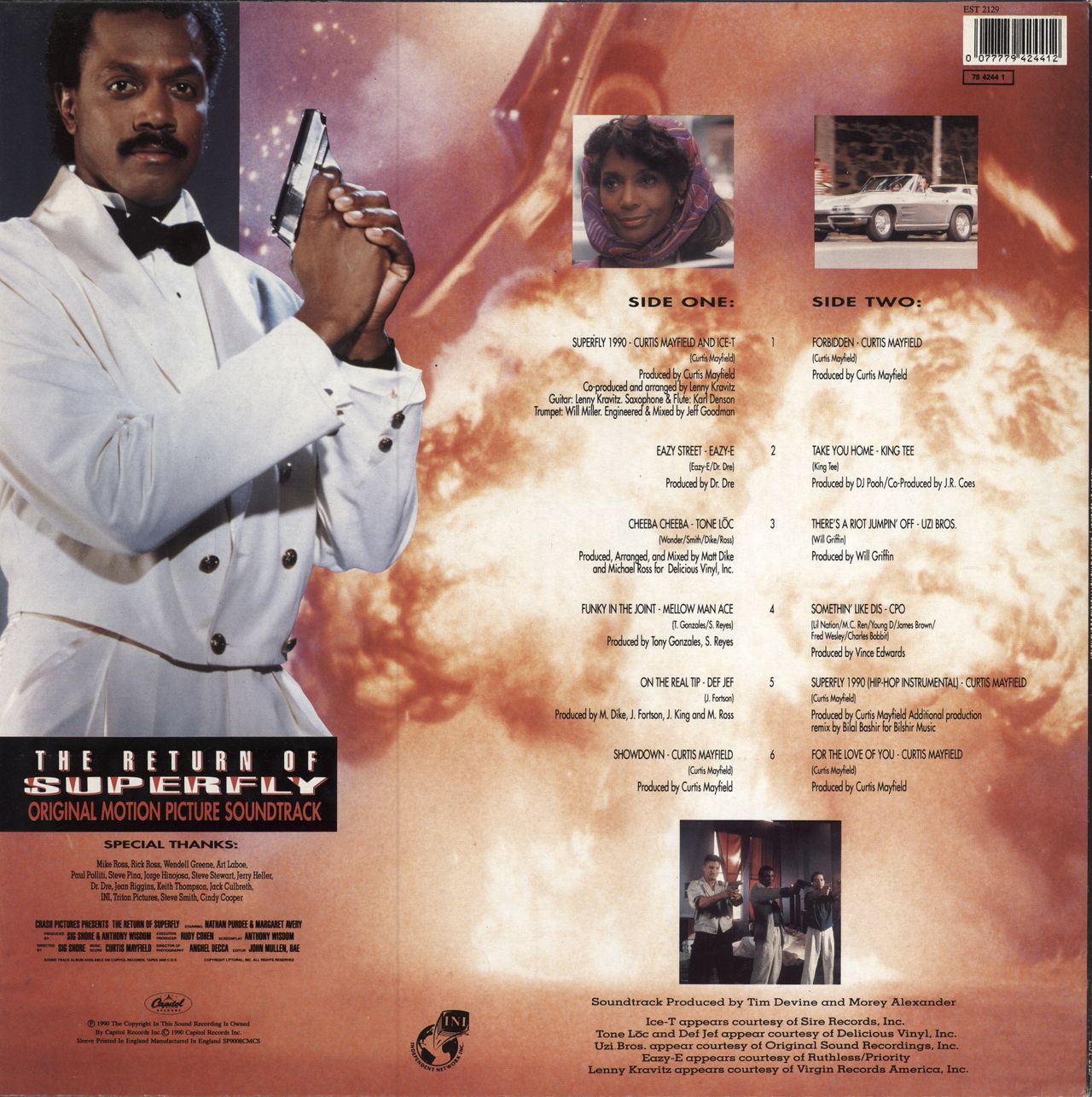 Original Soundtrack The Return Of Superfly UK Vinyl LP — RareVinyl.com