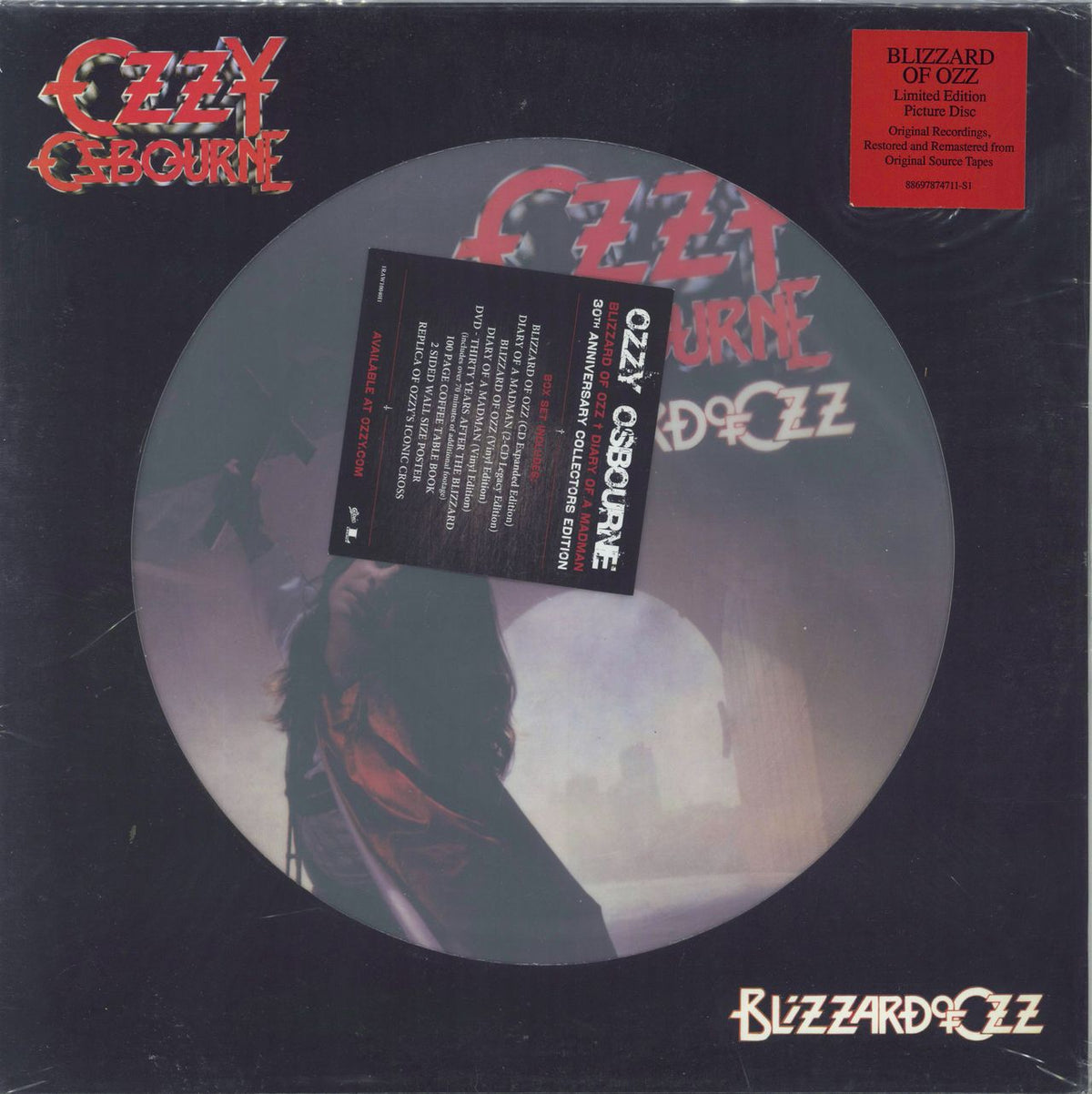 Ozzy Osbourne Blizzard Of Ozz US Picture disc LP — RareVinyl.com