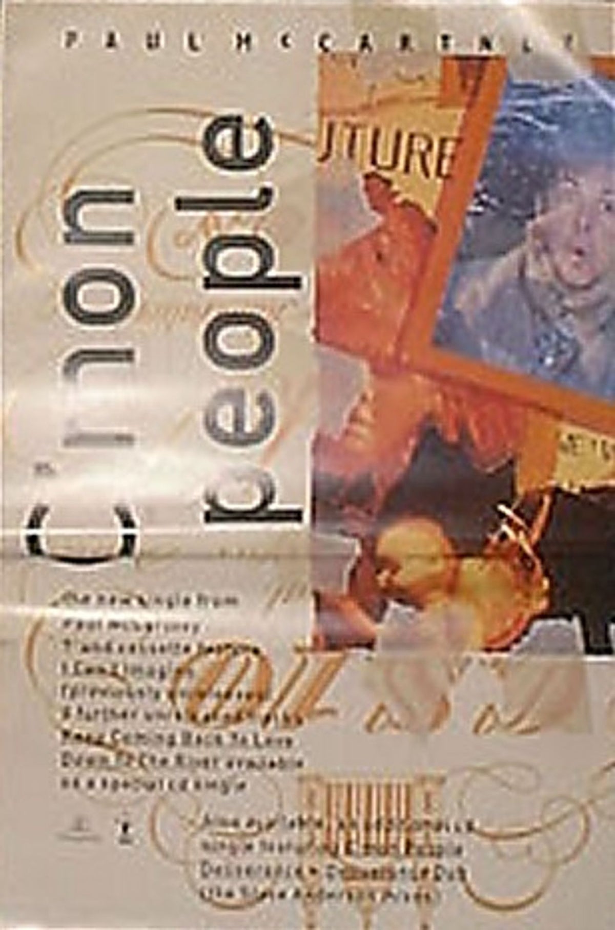 Paul McCartney and Wings C'mon People UK Poster — RareVinyl.com