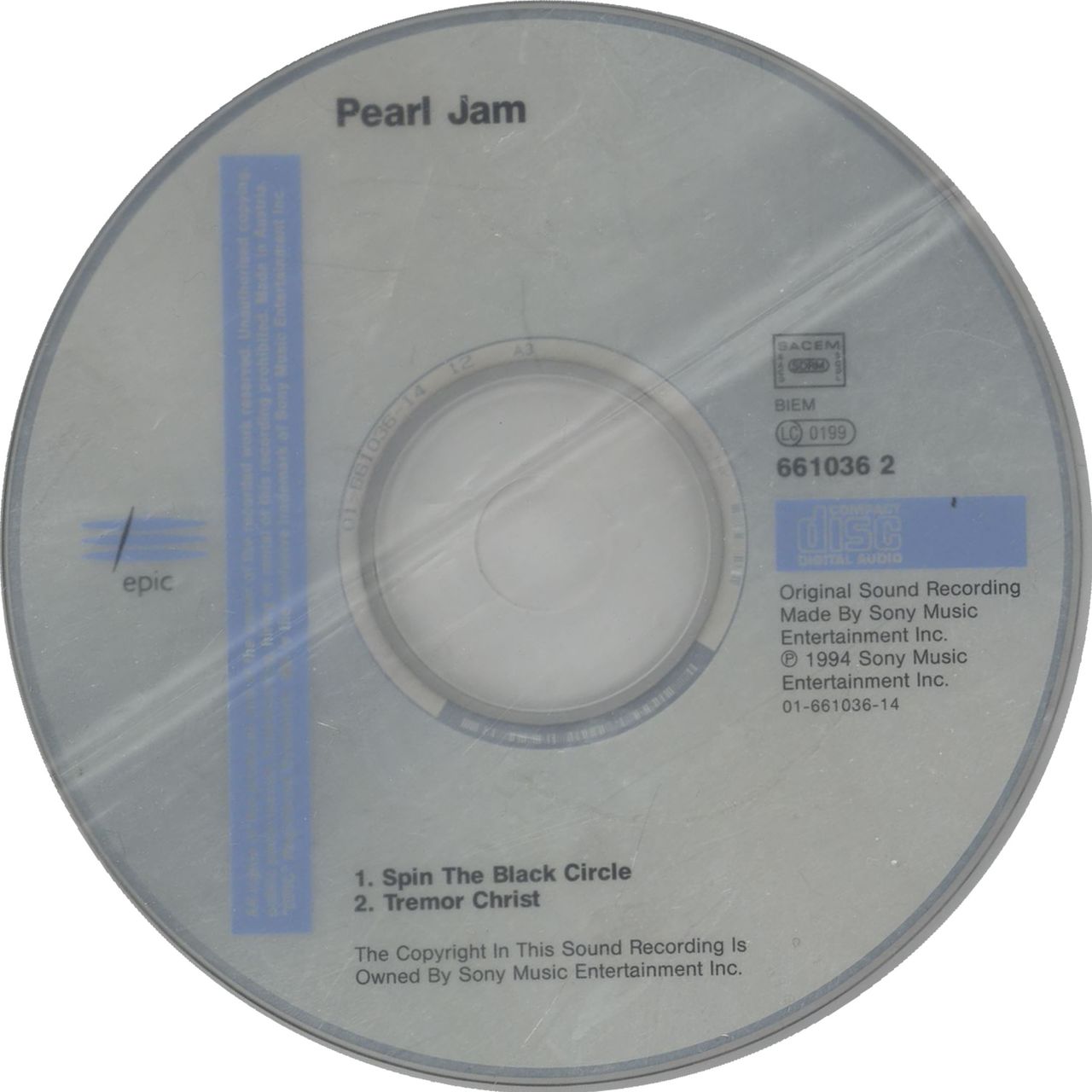Pearl Jam Spin The Black Circle UK CD single — RareVinyl.com