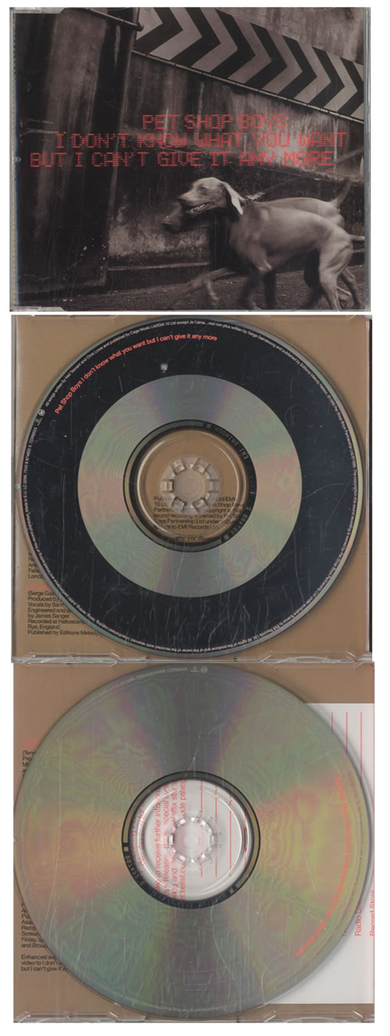 Pet Shop Boys I Don't Know What You Want... CD 1 & 2 UK 2-CD single se — RareVinyl.com