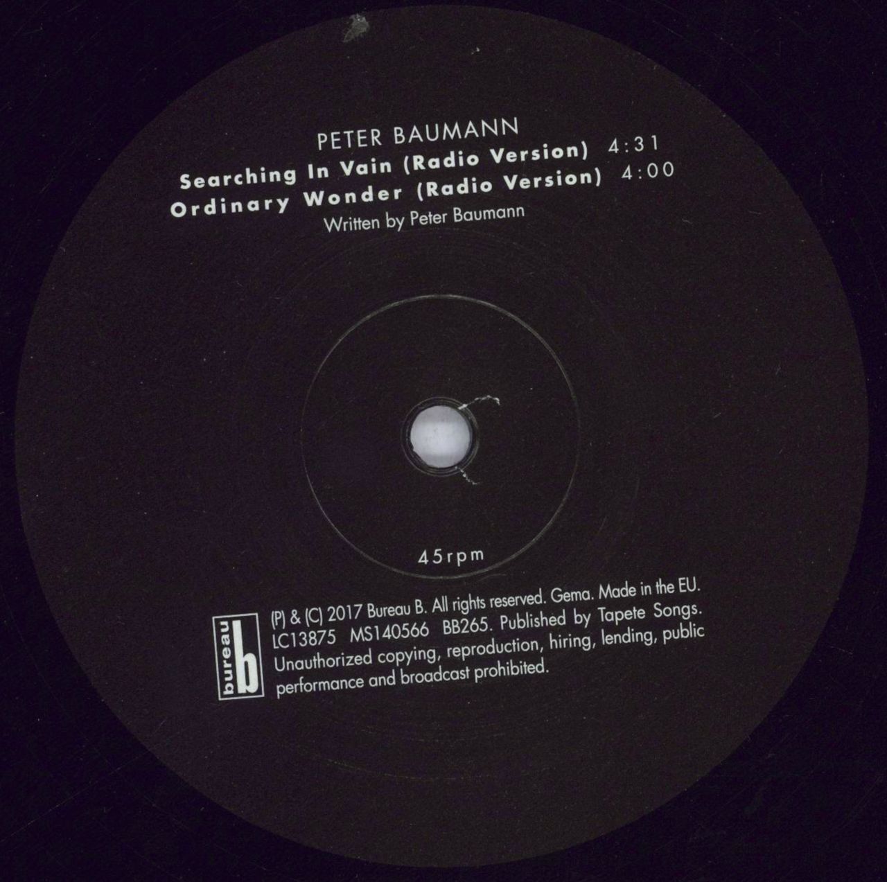 Peter Baumann Peter Baumann / Conrad Schnitzler & Pyrolator/ Conrad Sc ...