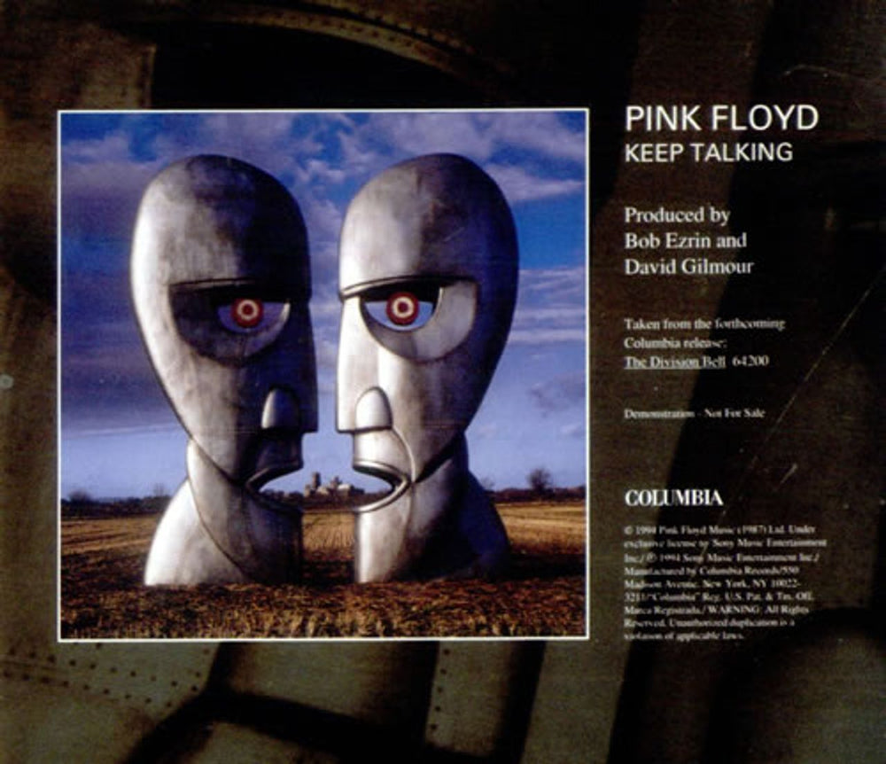Pink Floyd Keep Talking US Promo CD single — RareVinyl.com