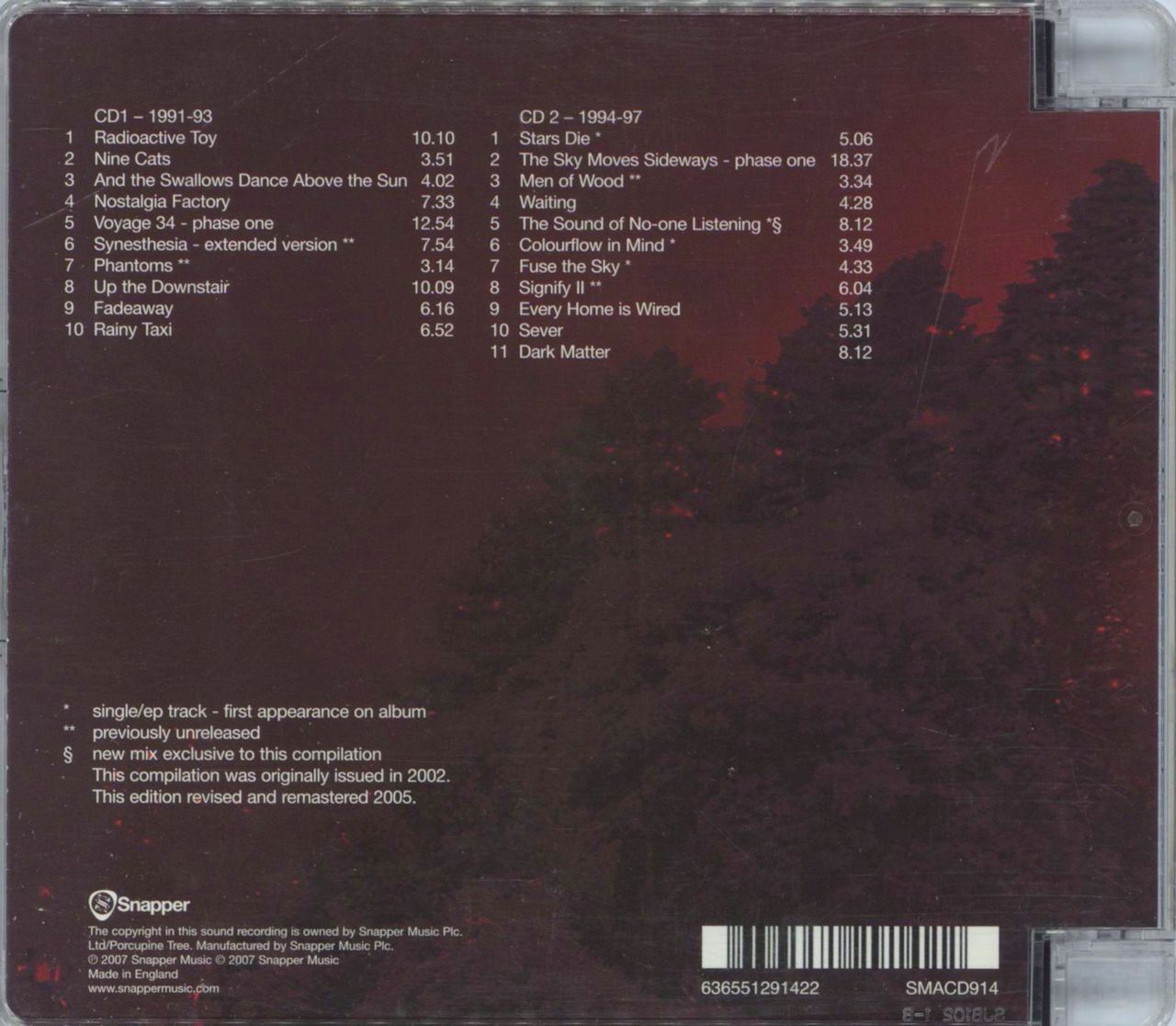 Porcupine Tree Stars Die - The Delerium Years 1991-1997 UK 2-CD album — RareVinyl.com