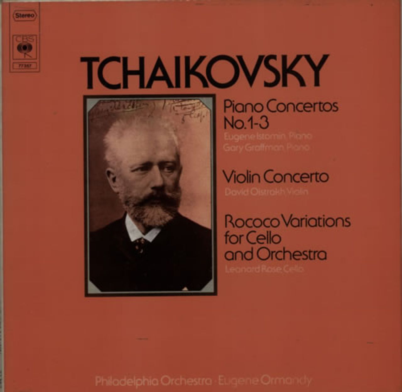 Pyotr Ilyich Tchaikovsky The Complete Concertos UK Vinyl box set ...