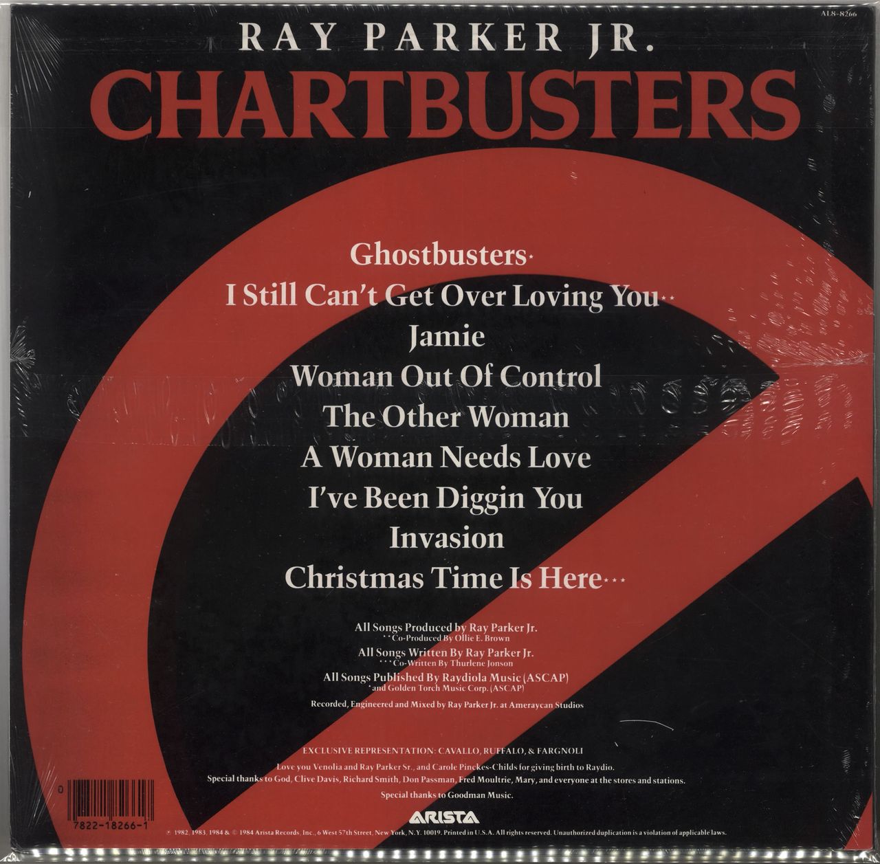 Ray Parker Jr Chartbusters - Sealed & Stickered US Vinyl LP — RareVinyl.com