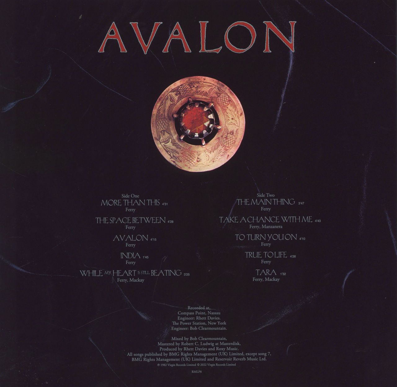 Roxy Music Avalon - 180 Gram Half Speed Master UK Vinyl LP — RareVinyl.com