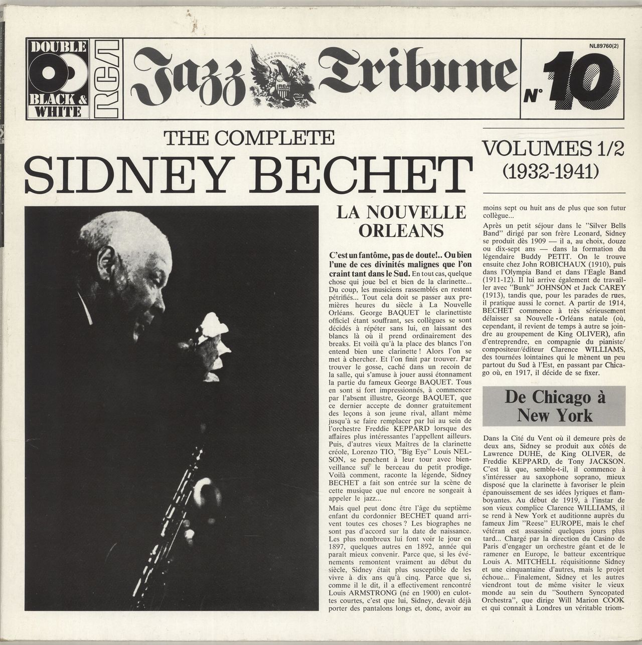 Sidney Bechet The Complete Sidney Bechet Vol 1/2 (1932-1941) German 2 ...