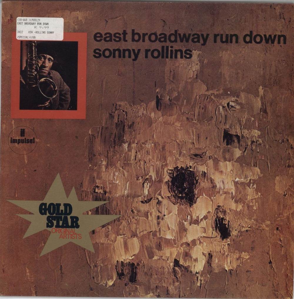 Sonny Rollins East Broadway Run Down South African Vinyl LP — RareVinyl.com