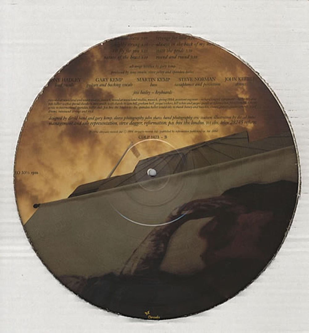 Spandau Ballet Parade - Artwork Picture UK Picture disc LP — RareVinyl.com