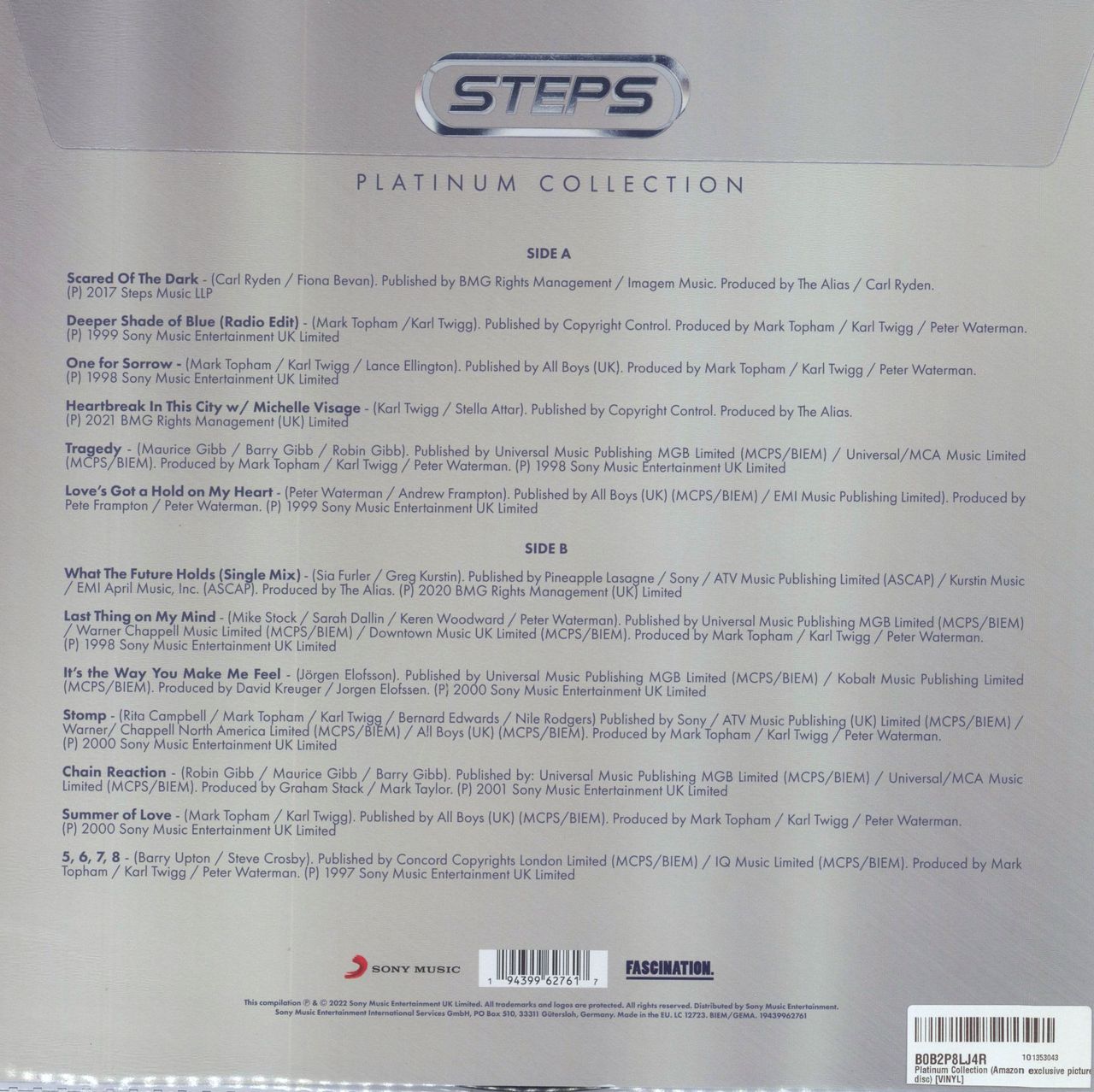 Steps Platinum Collection UK Picture disc LP — RareVinyl.com