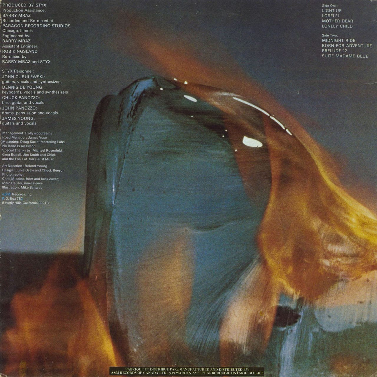 Styx Equinox Canadian Vinyl LP — RareVinyl.com