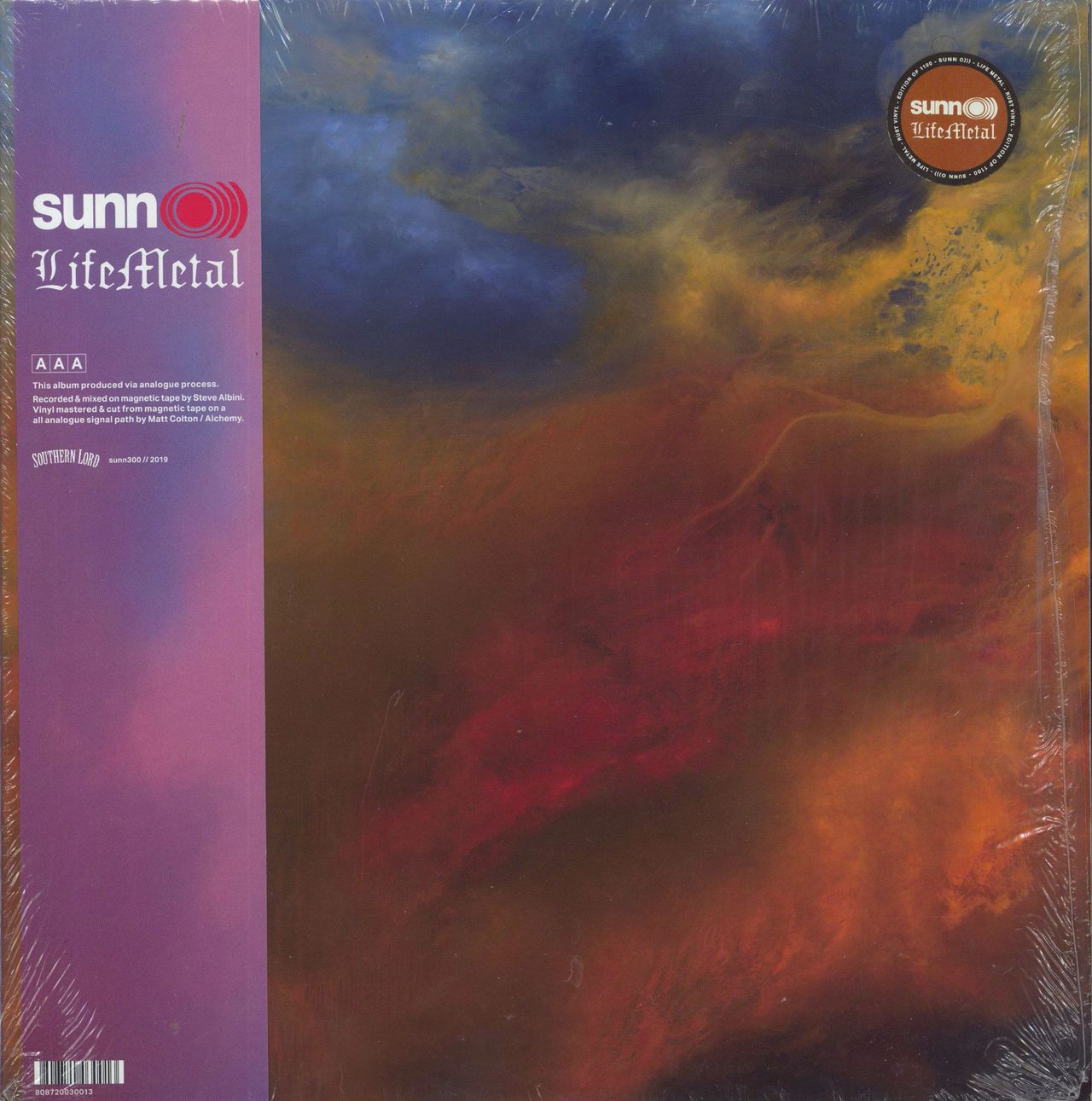 Sunn O))) Life Metal - Rust Vinyl US 2-LP vinyl set — RareVinyl.com