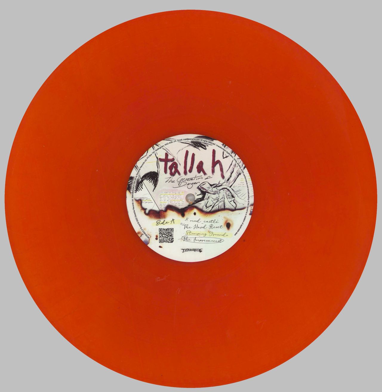 Tallah The Generation Of Danger - Red UK 2-LP vinyl set — RareVinyl.com