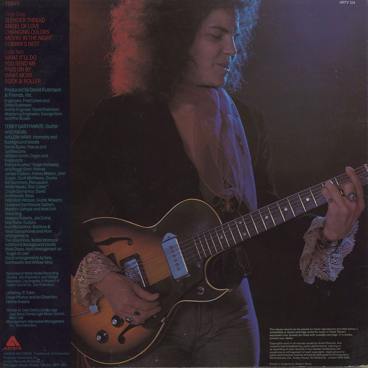 Terry Garthwaite Terry UK Vinyl LP — RareVinyl.com