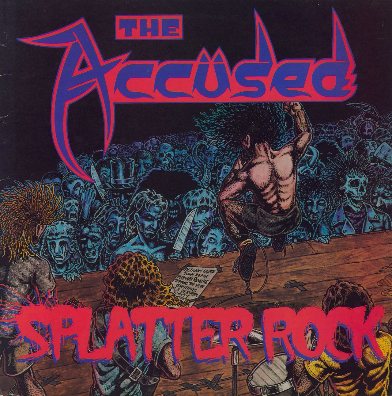 The Accused Splatter Rock - EX US Vinyl LP — RareVinyl.com