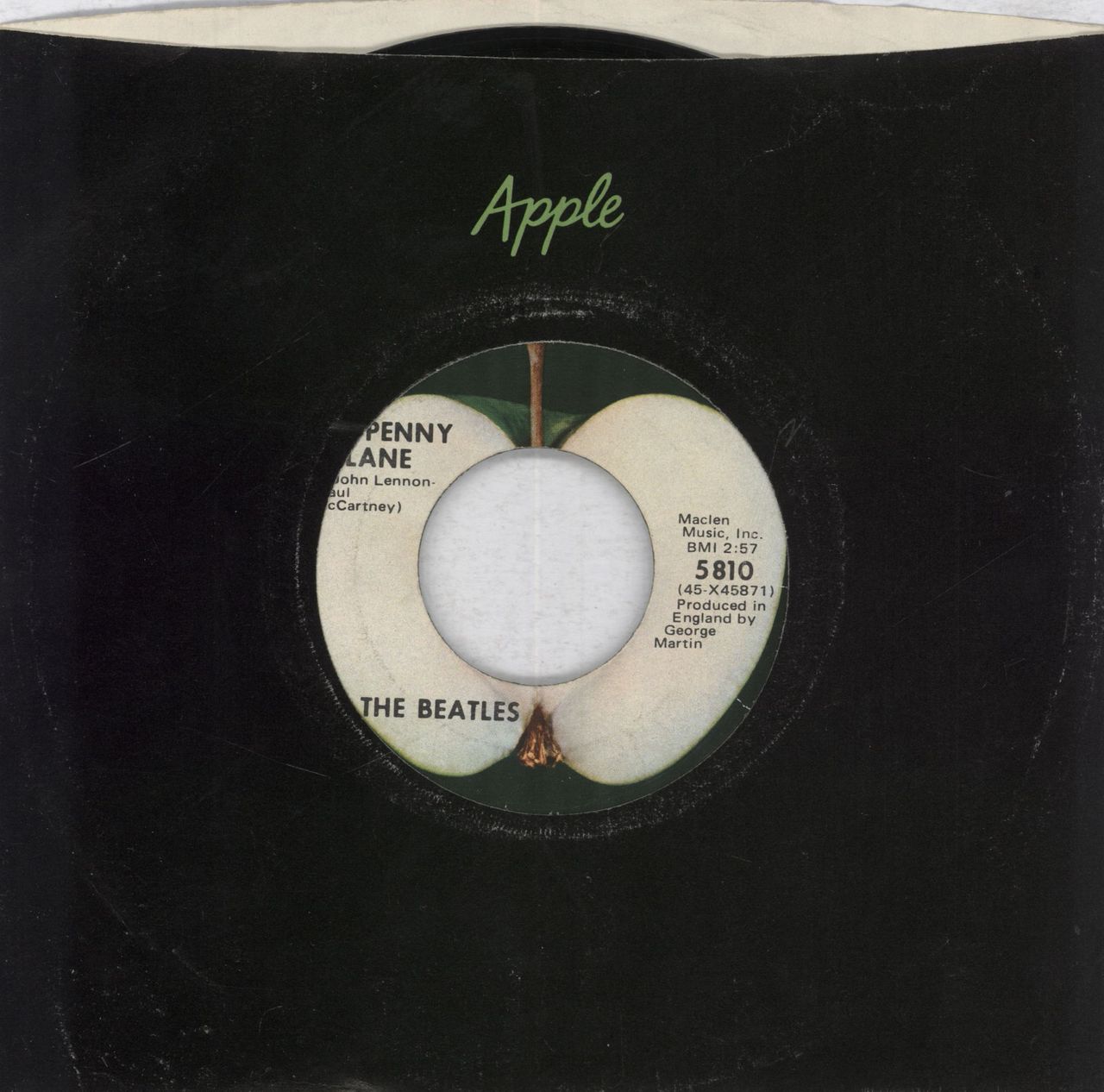 The Beatles Strawberry Fields Forever US 7" vinyl — RareVinyl.com