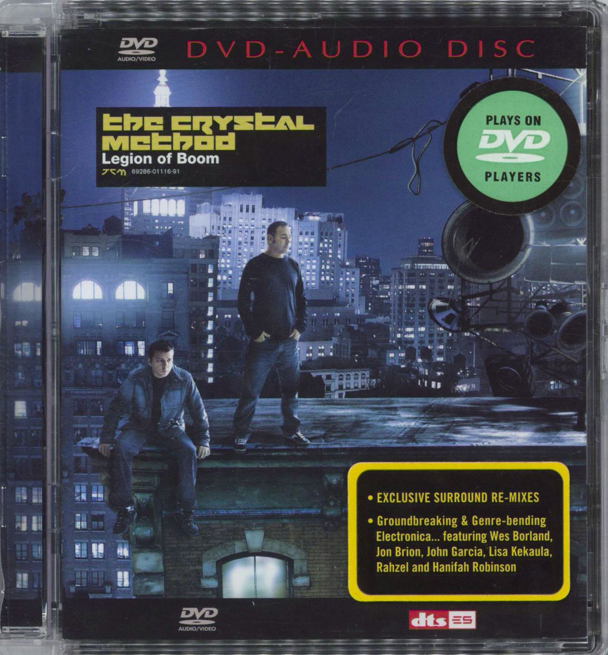 The Crystal Method Legion Of Boom US DVD-Audio disc — RareVinyl.com