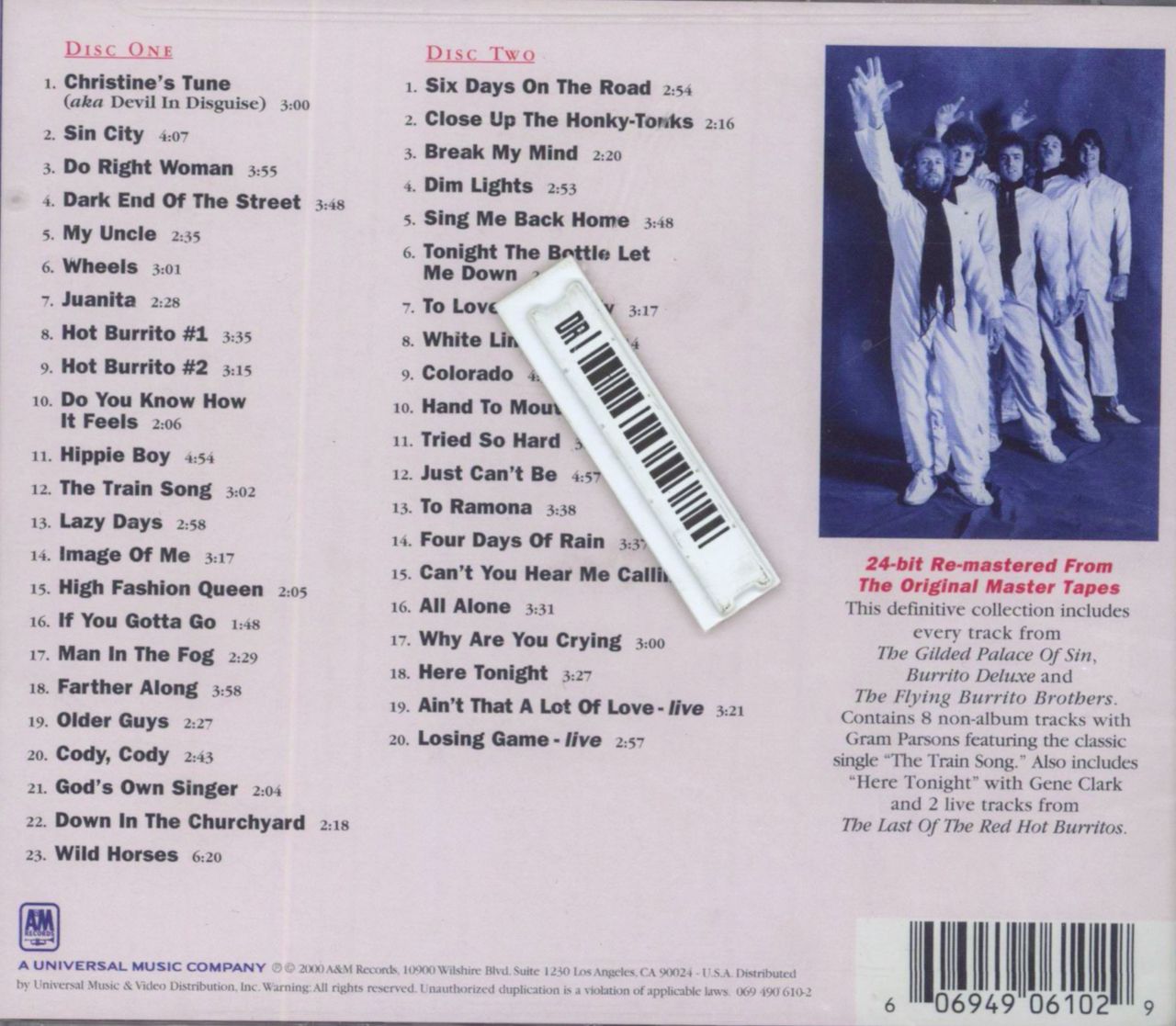 The Flying Burrito Brothers Hot Burritos! The Flying Burrito Bros Anth — RareVinyl.com