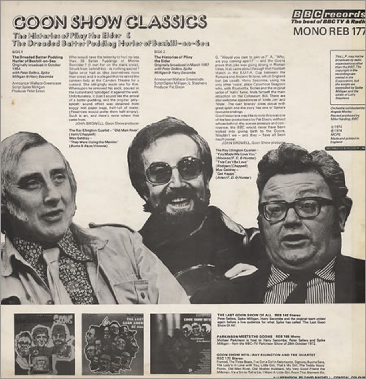 The Goons Goon Show Classics - 1st UK Vinyl LP — RareVinyl.com