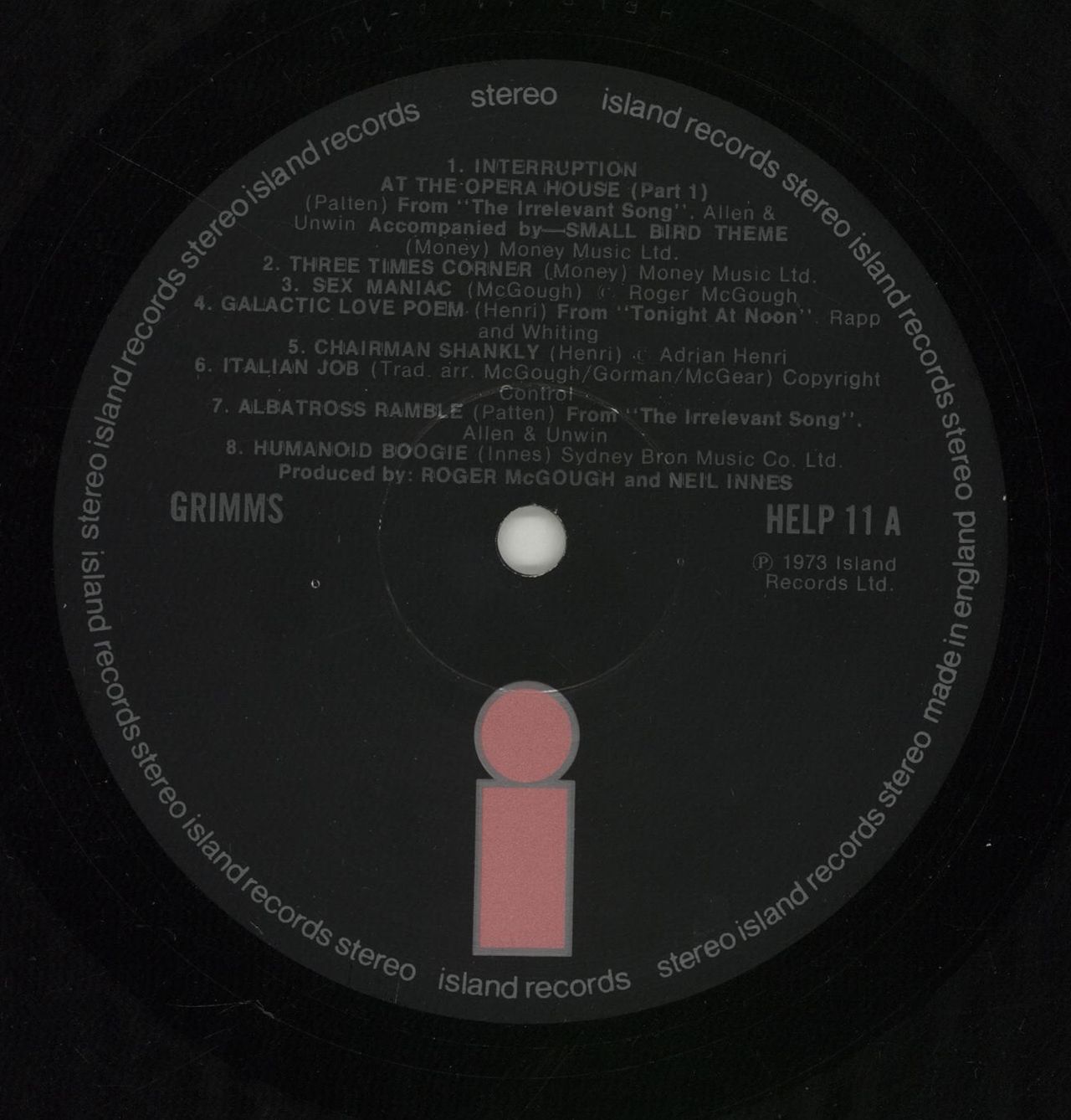 The Grimms Grimms - Original UK Vinyl LP — RareVinyl.com