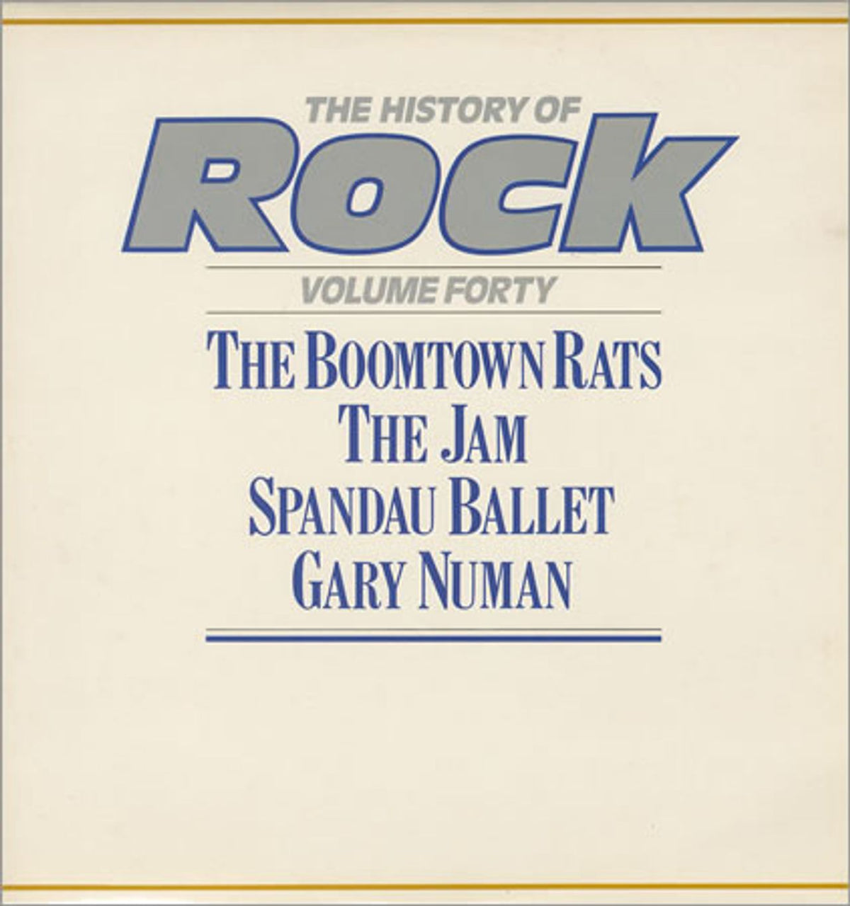 The History Of Rock The History Of Rock Volume Forty UK 2-LP vinyl set ...