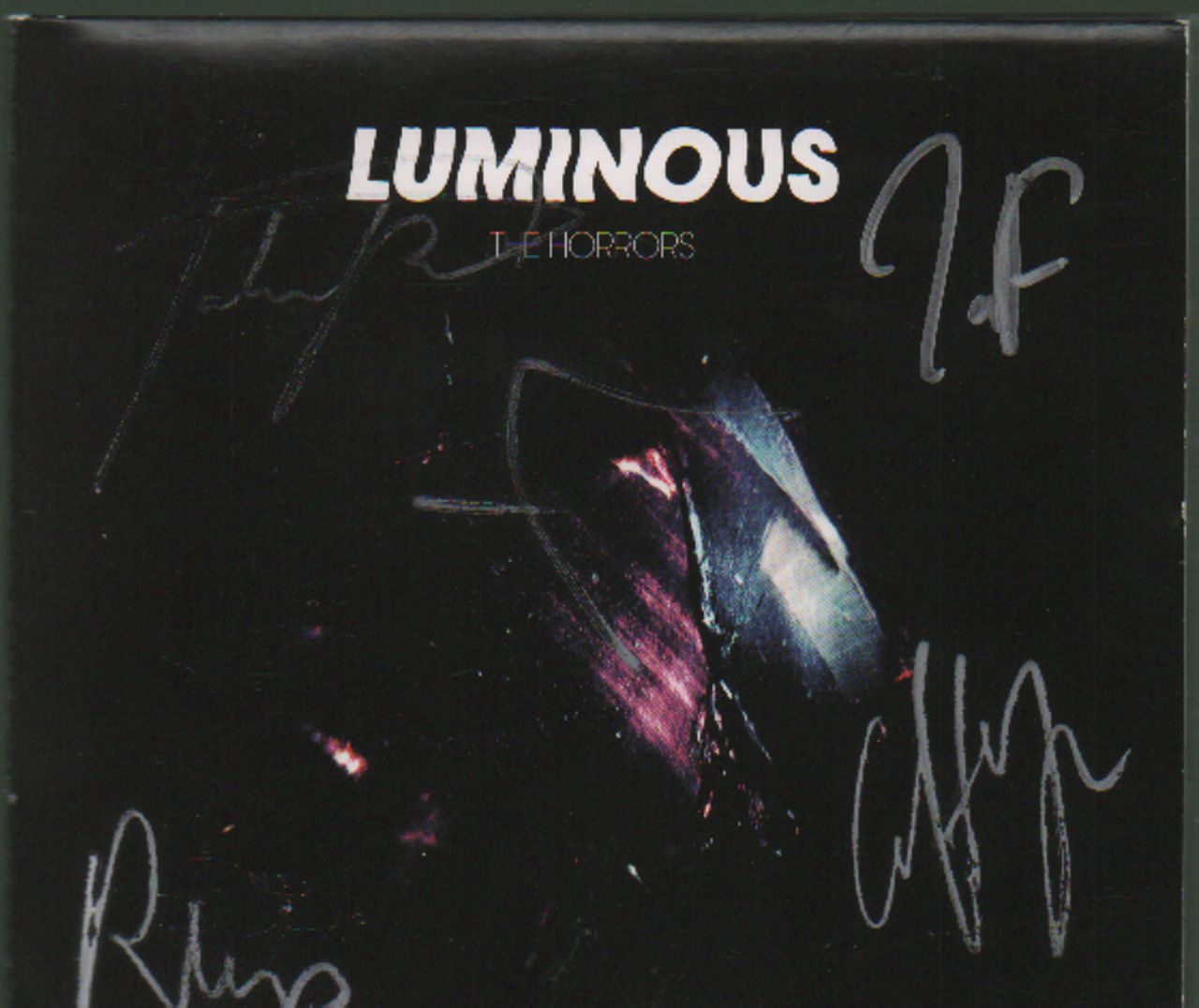The Horrors Luminous - Fully Autographed UK CD album — RareVinyl.com