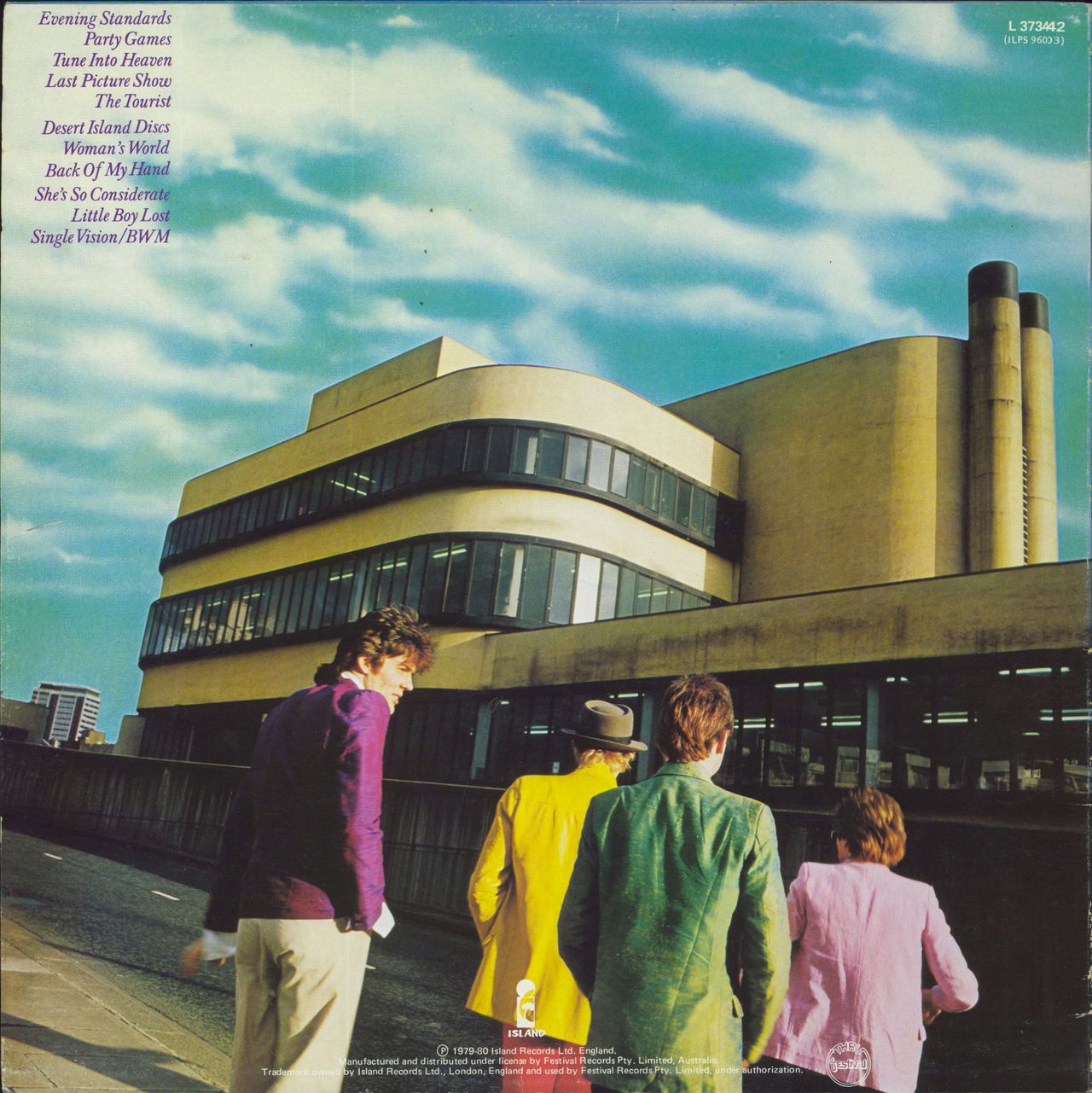 The Jags Evening Standards - Test Pressing sticker Australian Vinyl LP ...