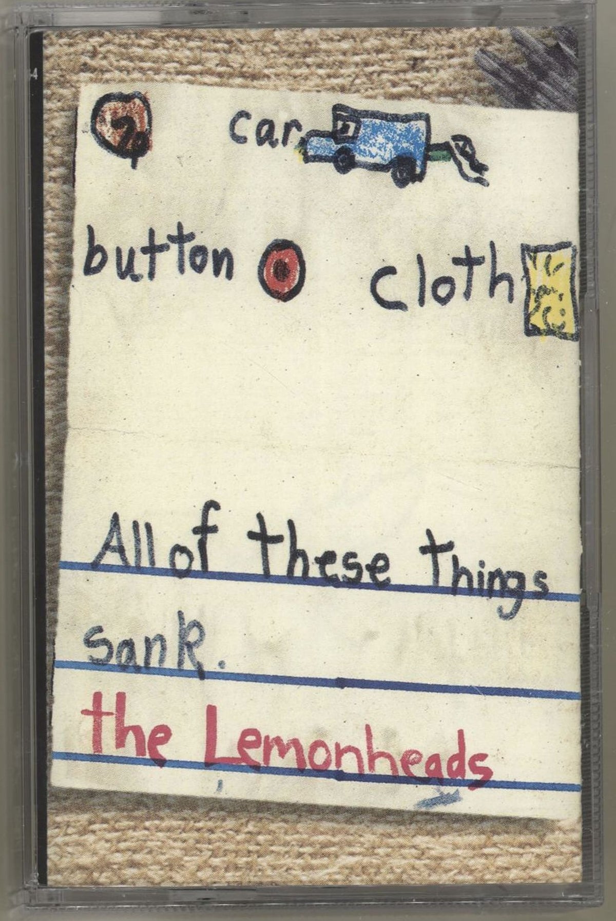 The Lemonheads Car Button Cloth UK Cassette album — RareVinyl.com