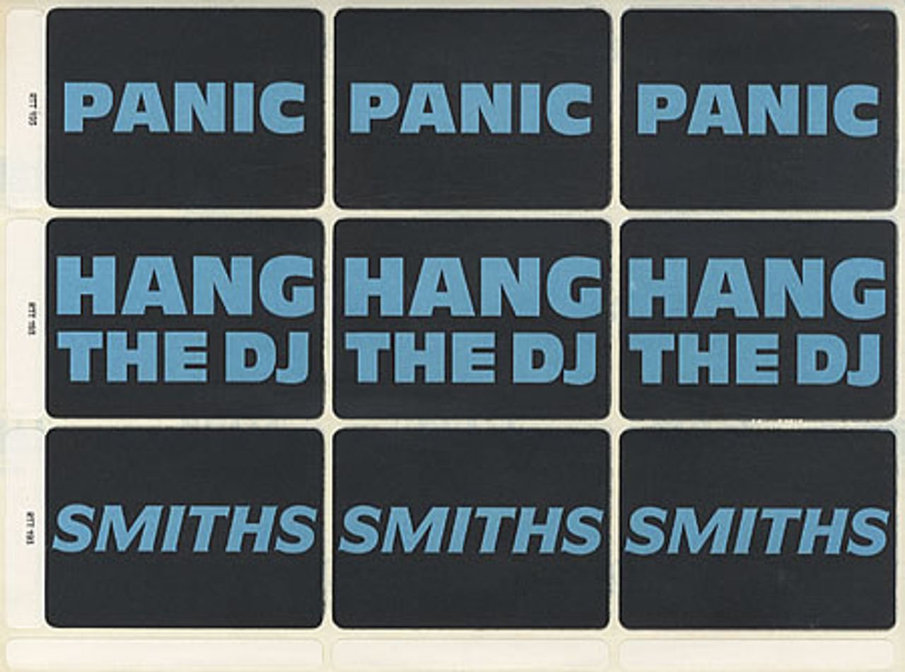 The Smiths Panic + Sticker Sheet UK 12" vinyl — RareVinyl.com