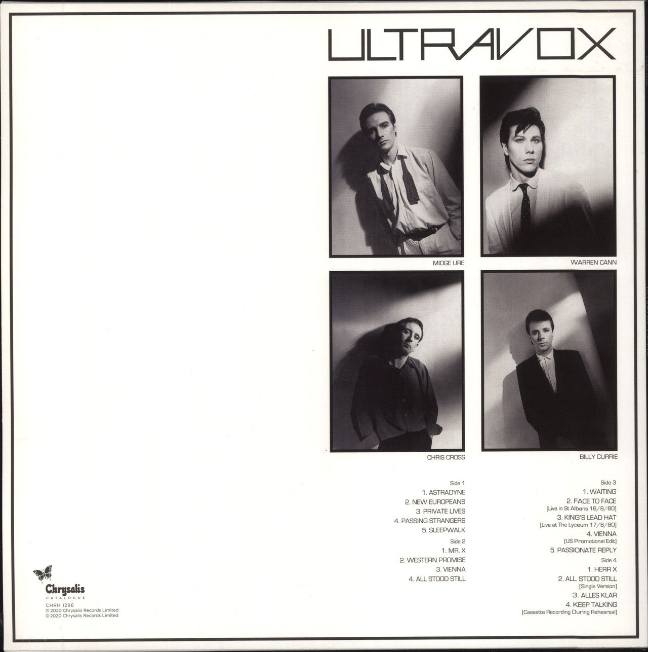 Ultravox Vienna [Deluxe Edition] - 180 Gram UK 2-LP vinyl set — RareVinyl.com