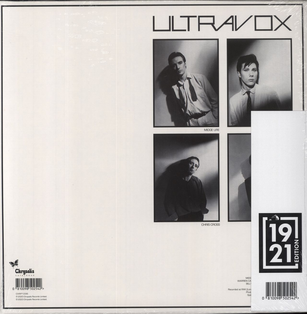 Ultravox Vienna [St. Albans 1980] - Mispress: HMV 1921 - Sealed UK Pic — RareVinyl.com