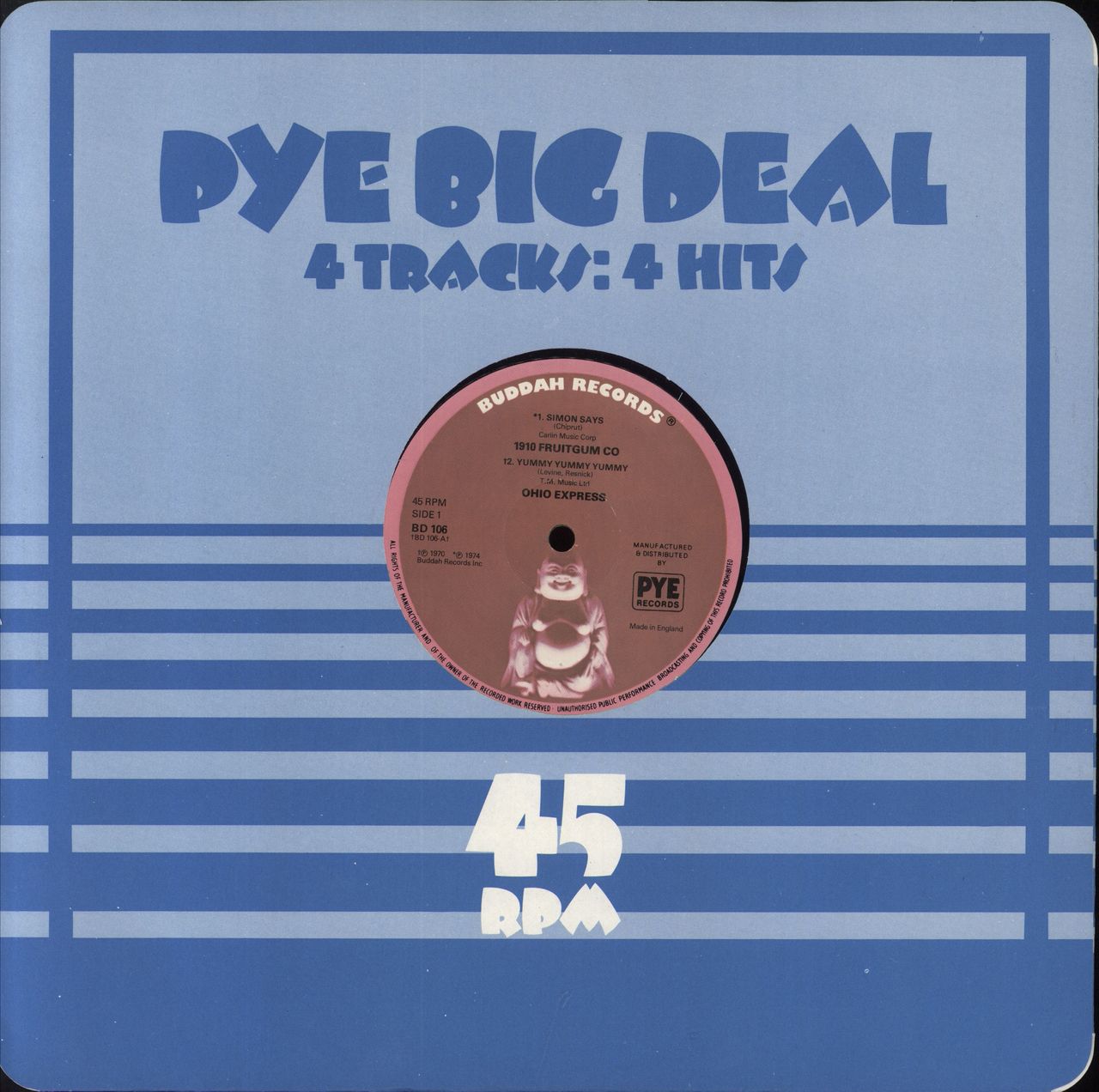 Various-60s & 70s Pye Big Deal EP UK 12" vinyl — RareVinyl.com