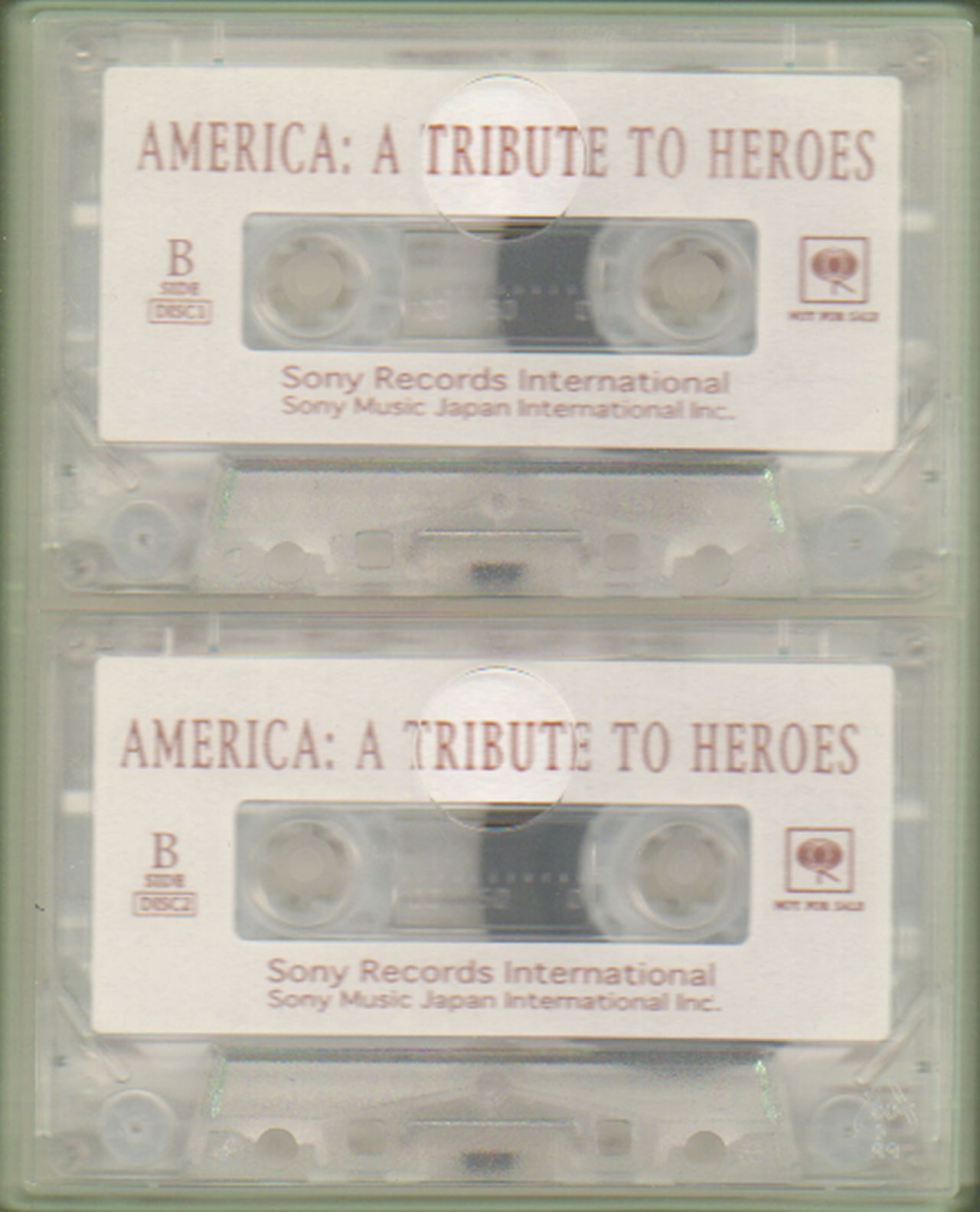 Various Artists America: A Tribute To Heroes Japanese Promo Double Cas ...