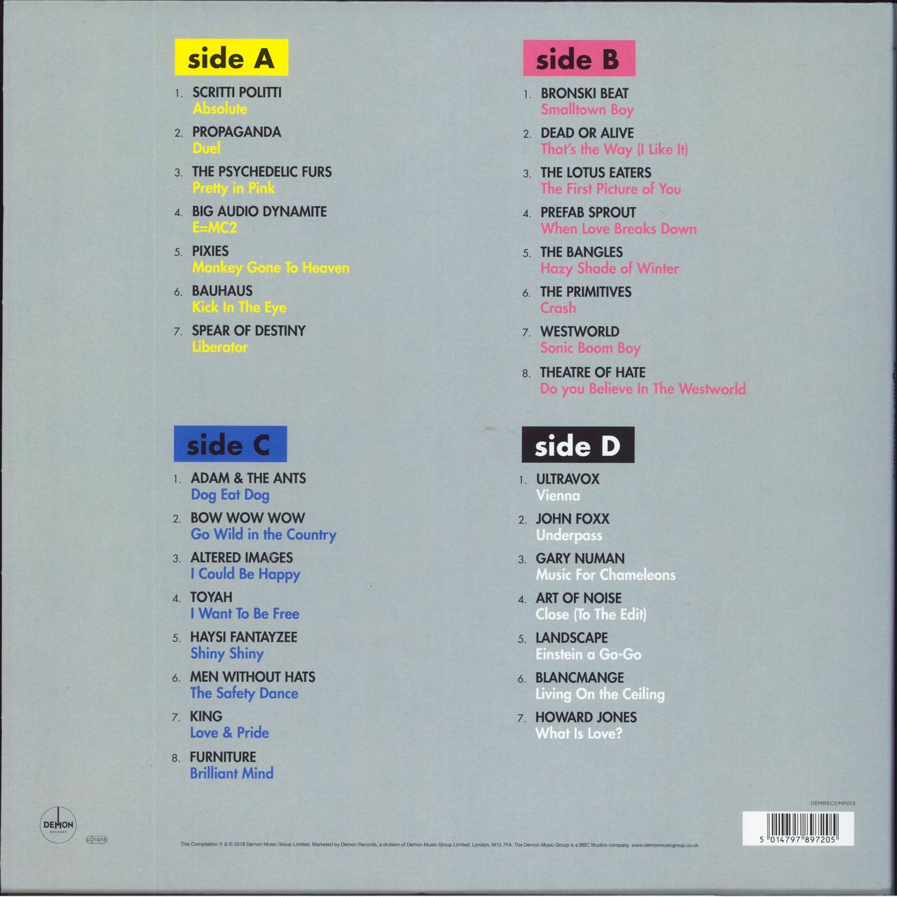 Various-Indie Eighties Alternative - 180gm UK 2-LP vinyl set — RareVinyl.com