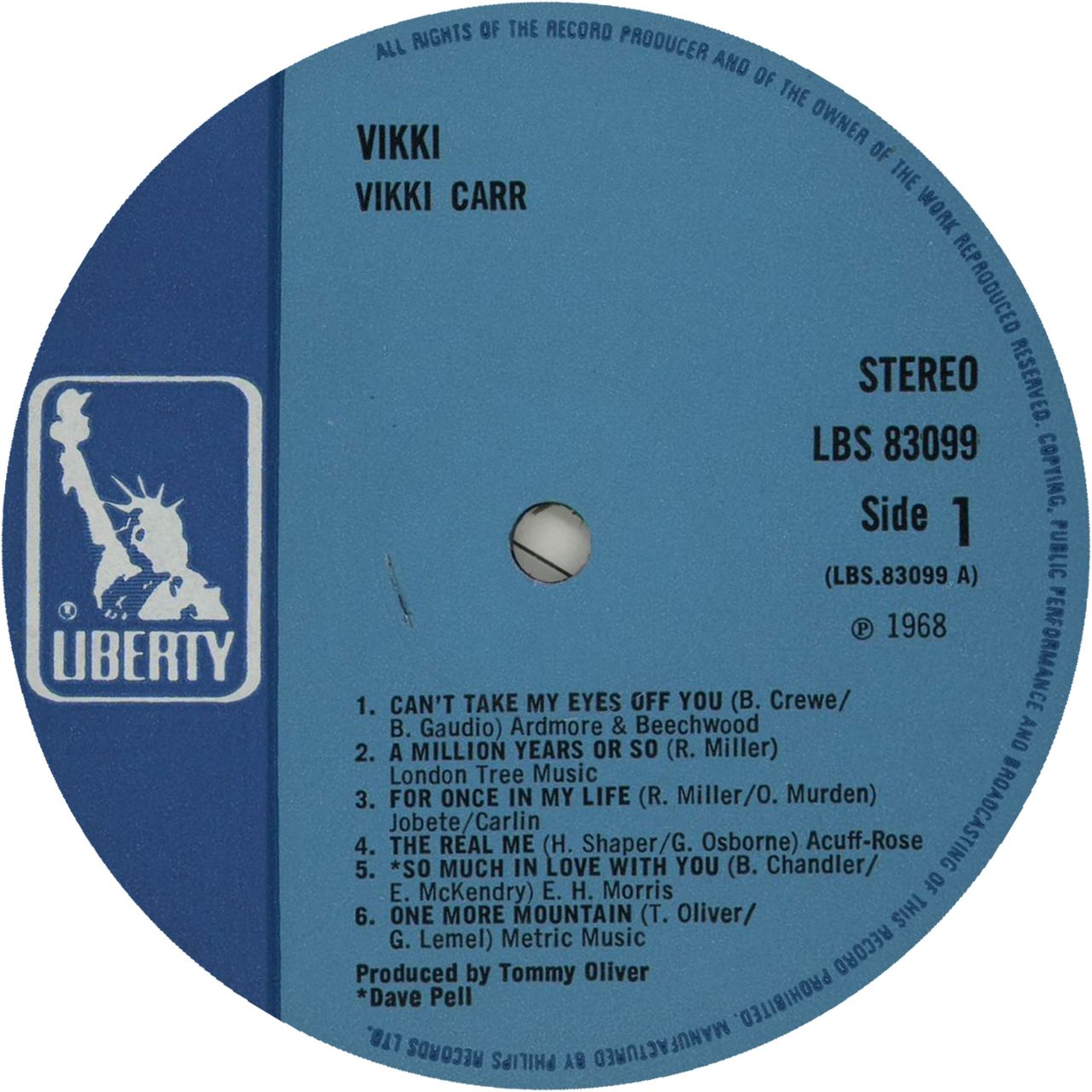 Vikki Carr Vikki! UK Vinyl LP — RareVinyl.com