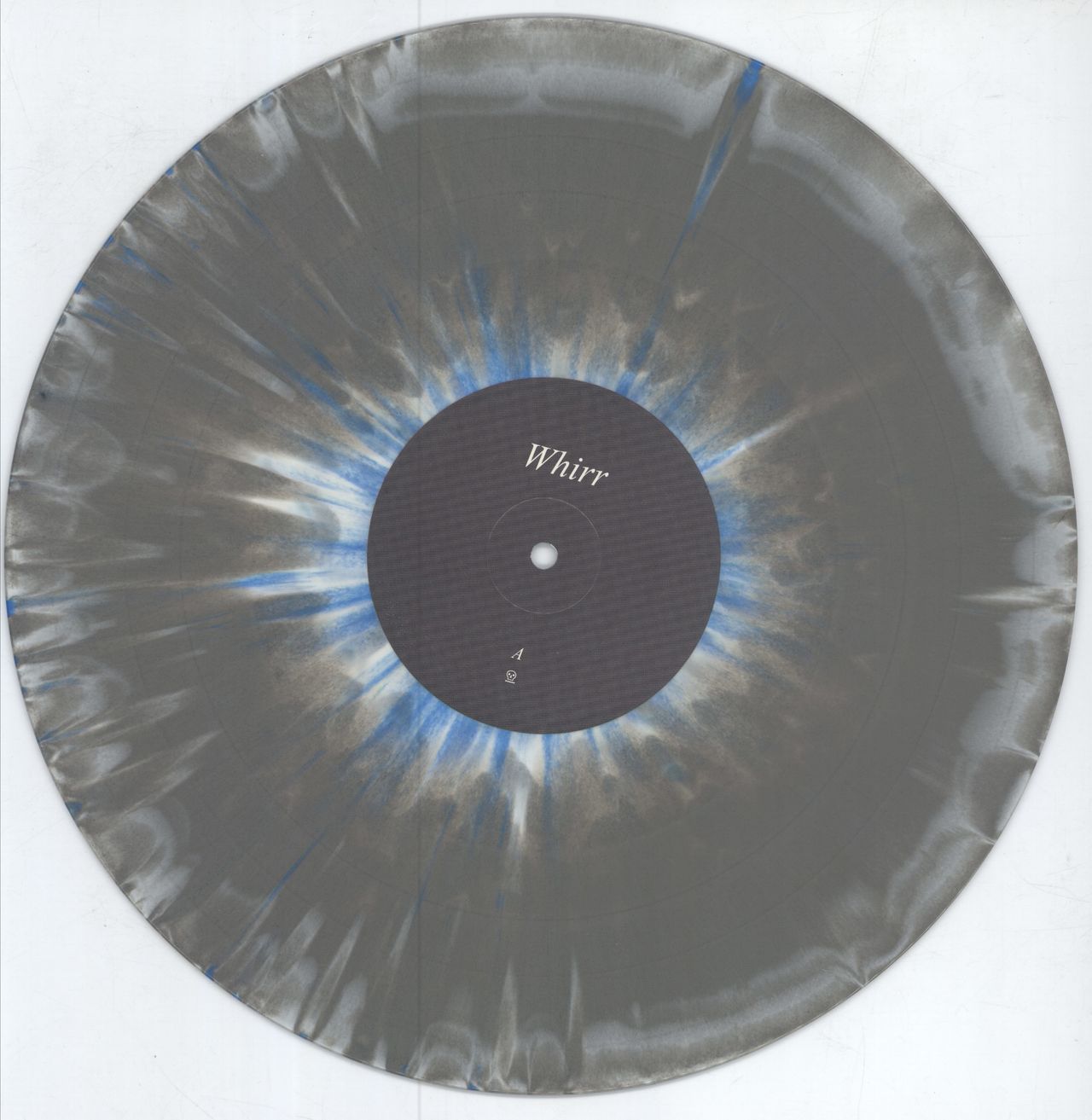 Whirr Distressor - Grey with Blue & White Splatter Vinyl US 12" vinyl — RareVinyl.com